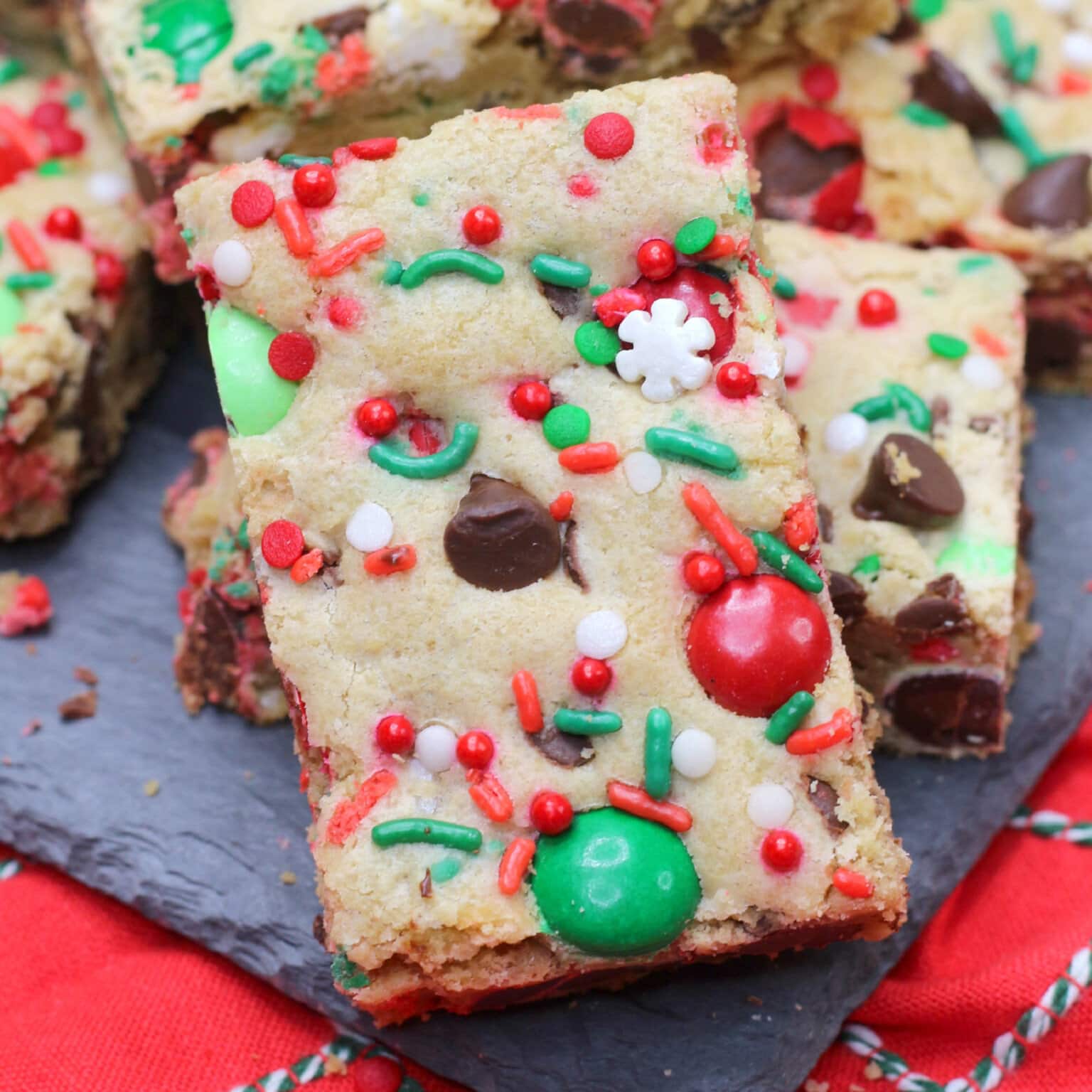 Christmas Cookie Bars | Kitchen Fun With My 3 Sons