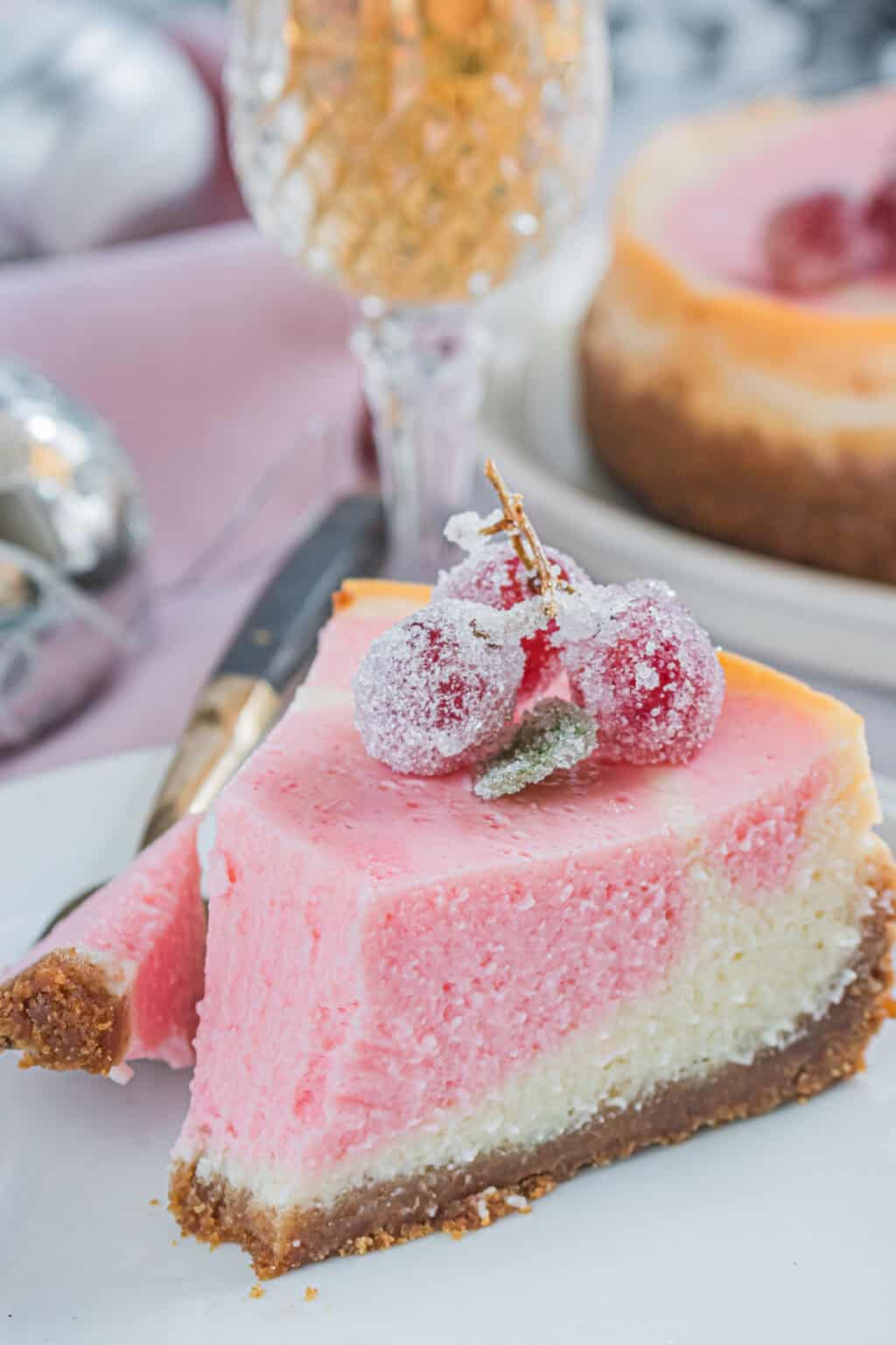 Pink Champagne Cheesecake | Kitchen Fun With My 3 Sons