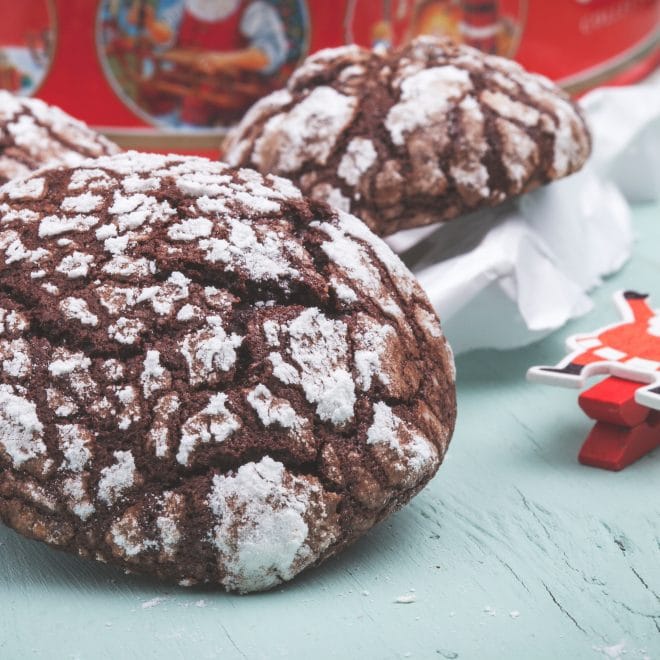 Chocolate Rum Crinkle Cookies | Kitchen Fun With My 3 Sons