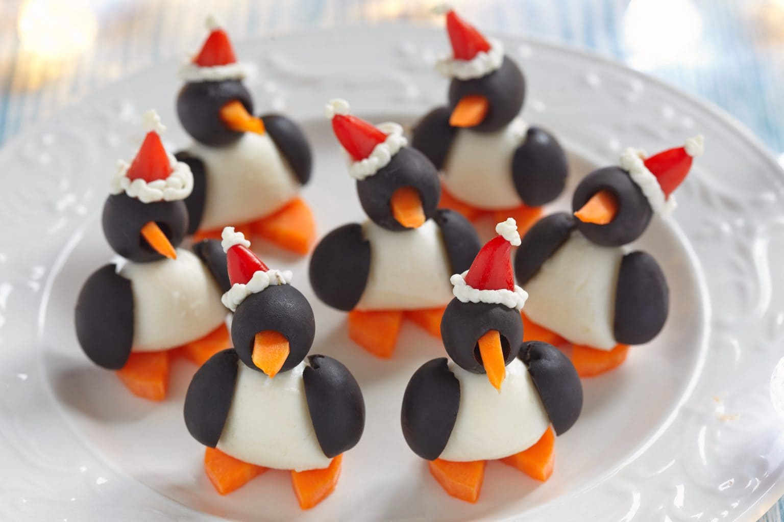 Cheese and Olive Penguins | Kitchen Fun With My 3 Sons