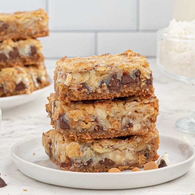 7 Layer Magic Bars Recipe | Kitchen Fun With My 3 Sons