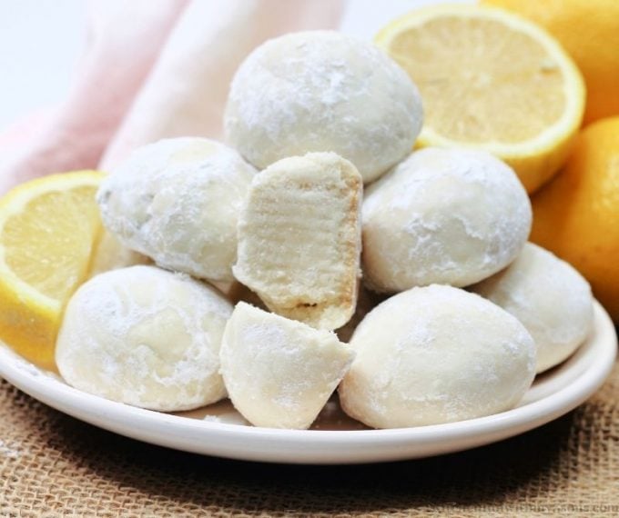 Lemon Snowball Cookies - Kitchen Fun With My 3 Sons