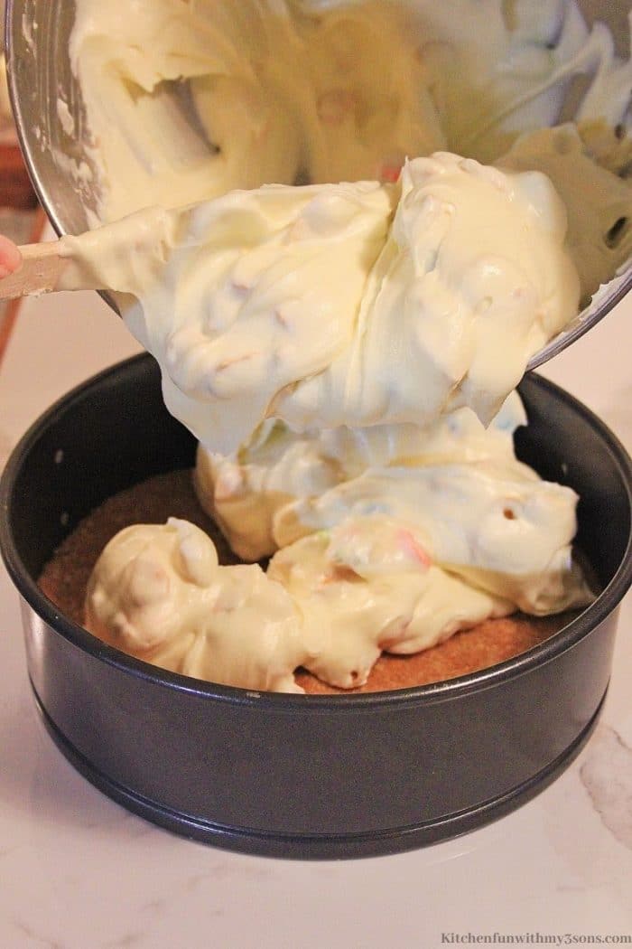 Lucky Charms Cheesecake (No Bake) - Kitchen Fun With My 3 Sons