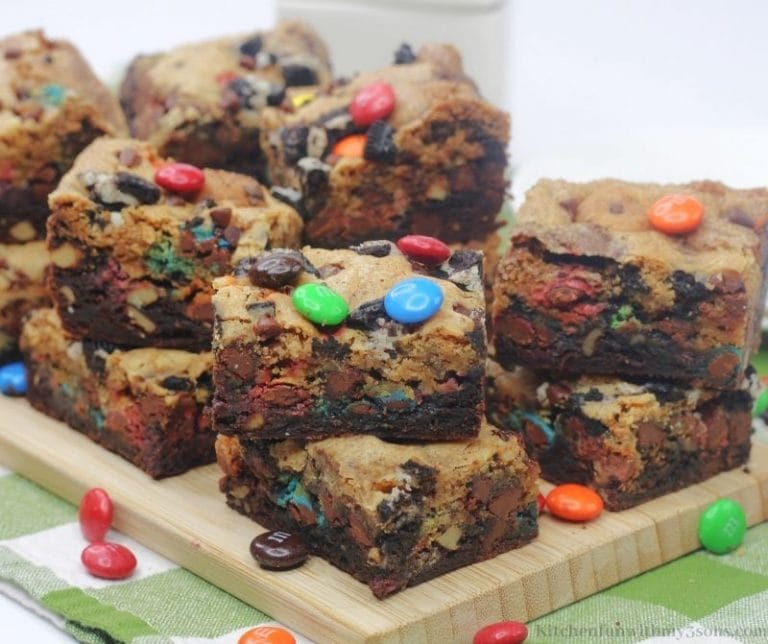 Loaded Brookie Bars - Kitchen Fun With My 3 Sons