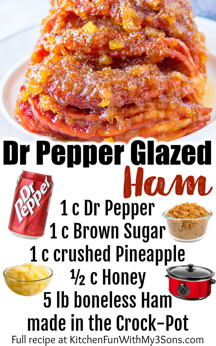 Dr Pepper Ham | Kitchen Fun With My 3 Sons