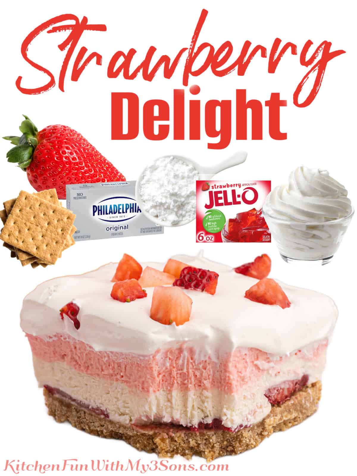 Strawberry Delight l Kitchen Fun With My 3 Sons