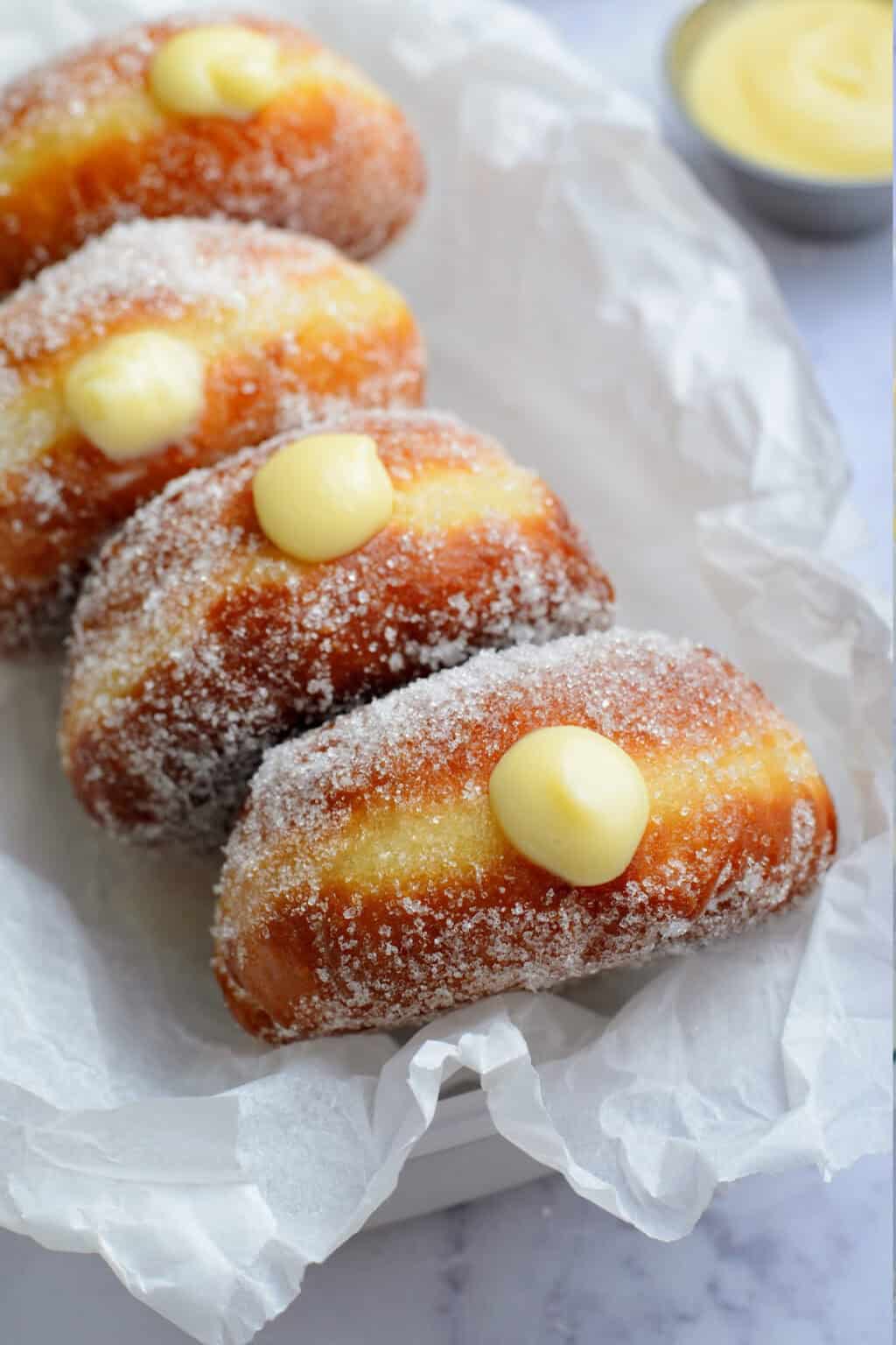 Vanilla Cream Filled Donuts | Kitchen Fun With My 3 Sons