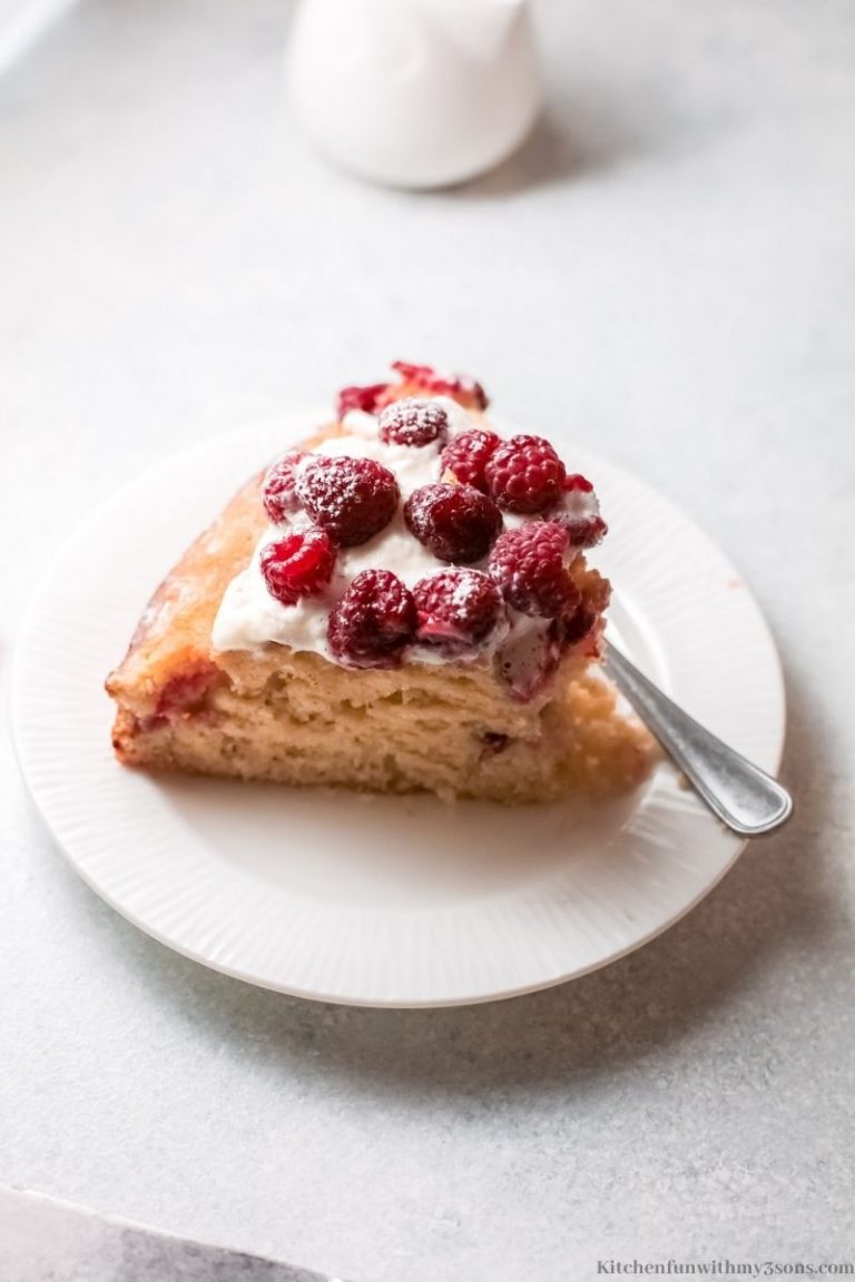 Raspberry Olive Oil Cake | Kitchen Fun With My 3 Sons