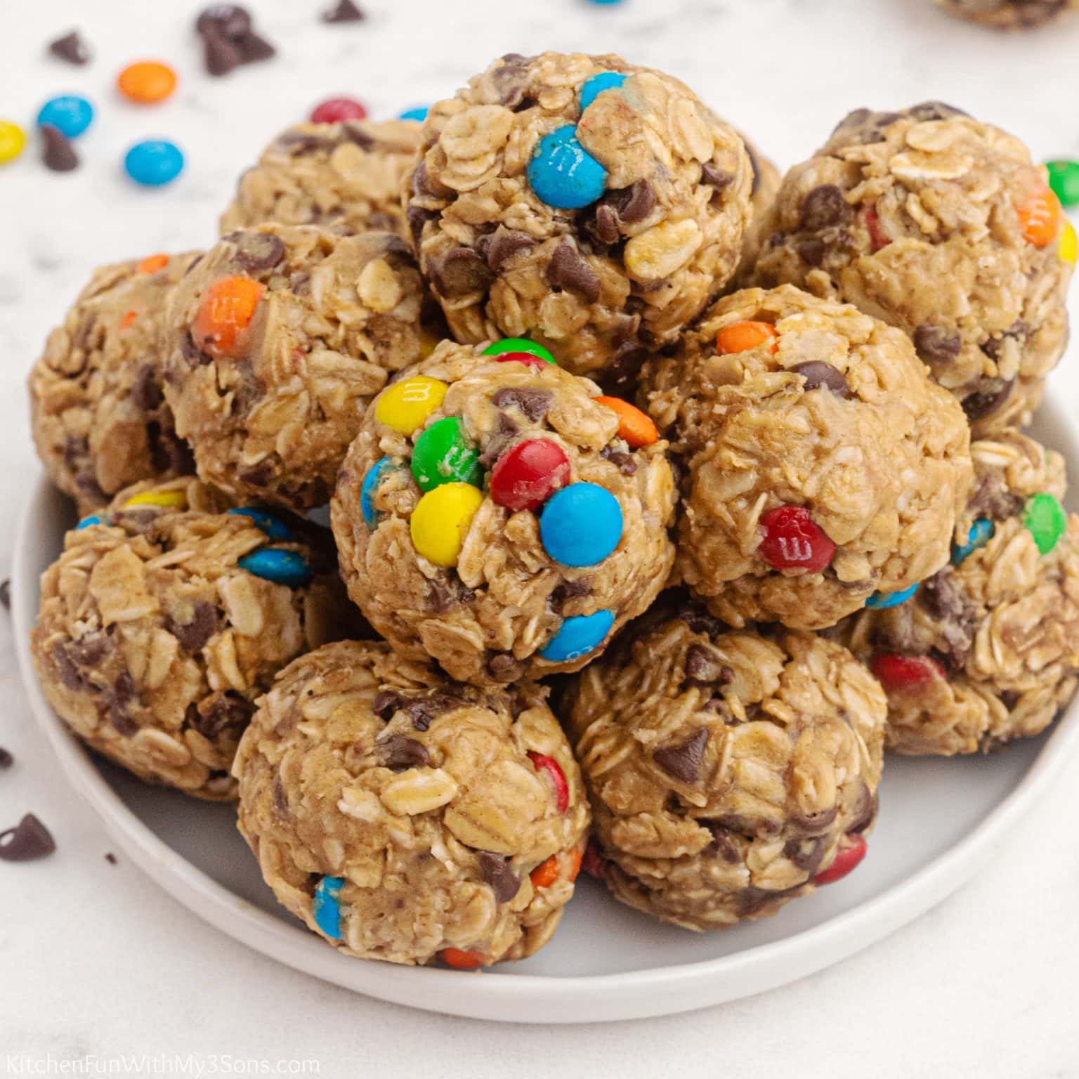 Monster Energy Bites - Kitchen Fun With My 3 Sons