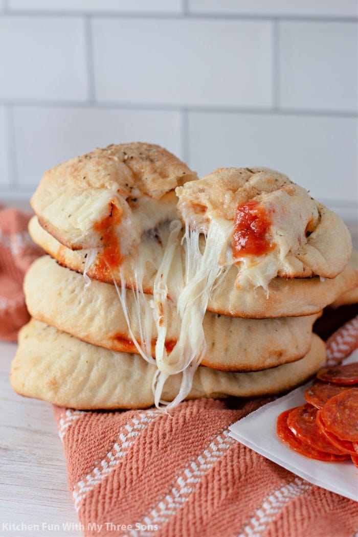 Pepperoni Pizza Pockets - Kitchen Fun With My 3 Sons
