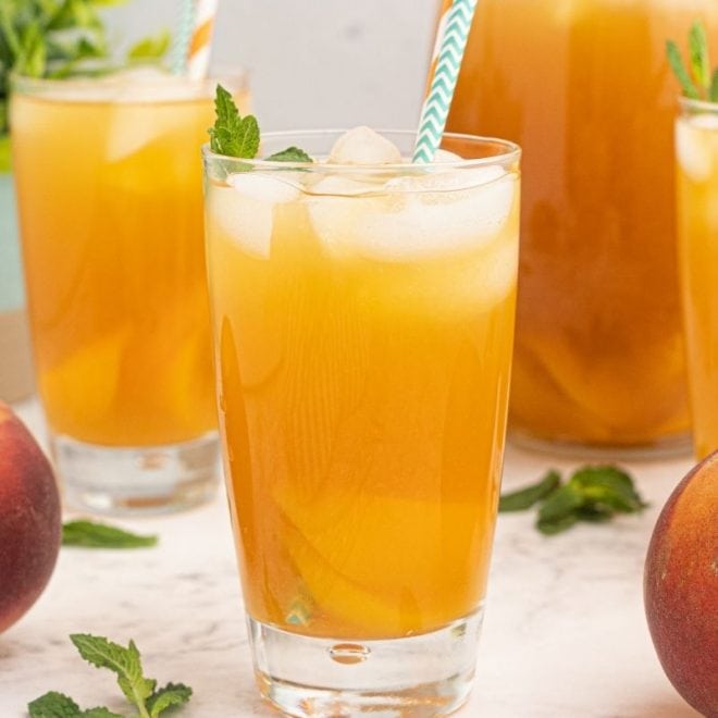 Southern Peach Tea - Kitchen Fun With My 3 Sons