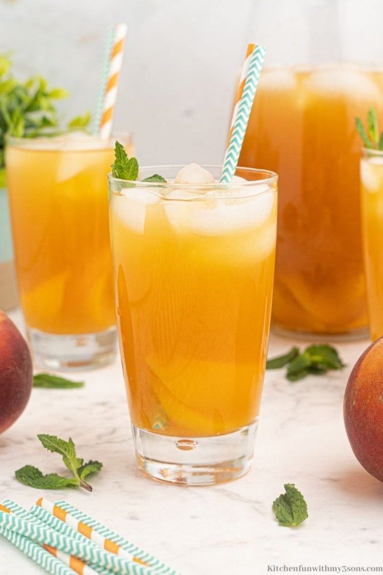 Southern Peach Tea | Kitchen Fun With My 3 Sons