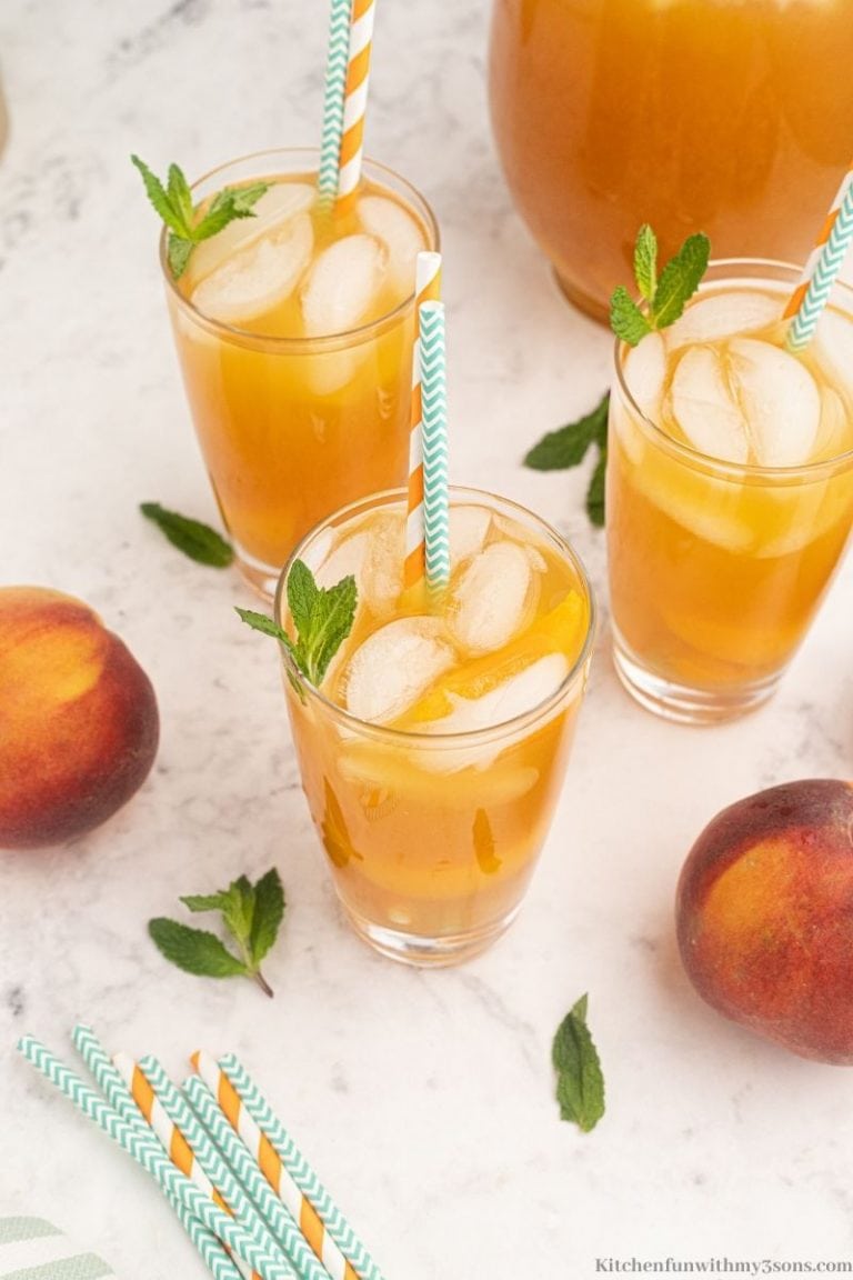 Southern Peach Tea | Kitchen Fun With My 3 Sons
