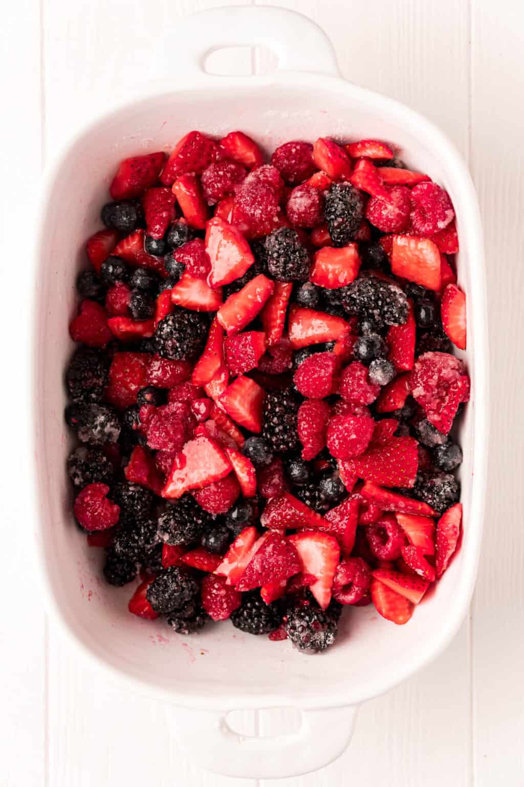 Mixed Berry Crisp | Kitchen Fun With My 3 Sons