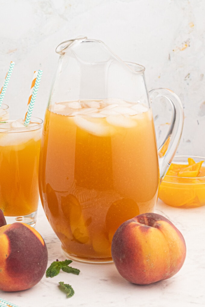 Peach Iced Tea | Kitchen Fun With My 3 Sons
