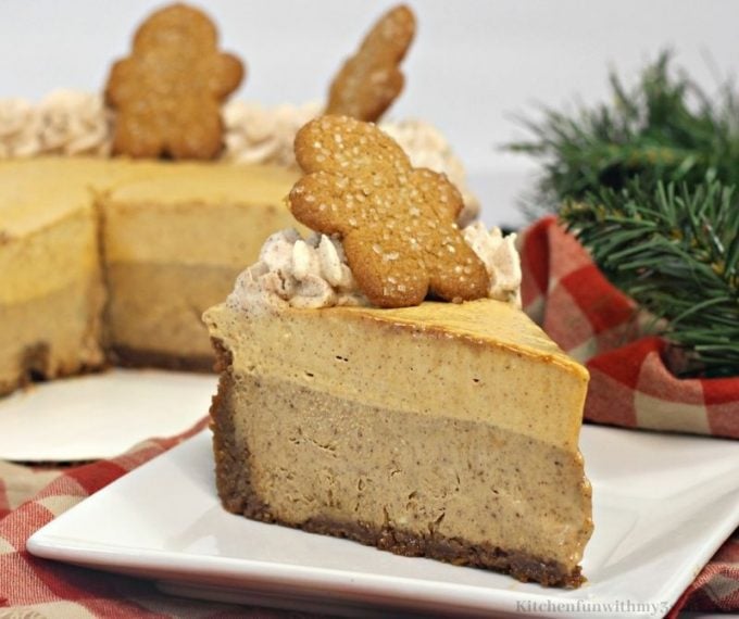 Gingerbread Cheesecake | Kitchen Fun With My 3 Sons