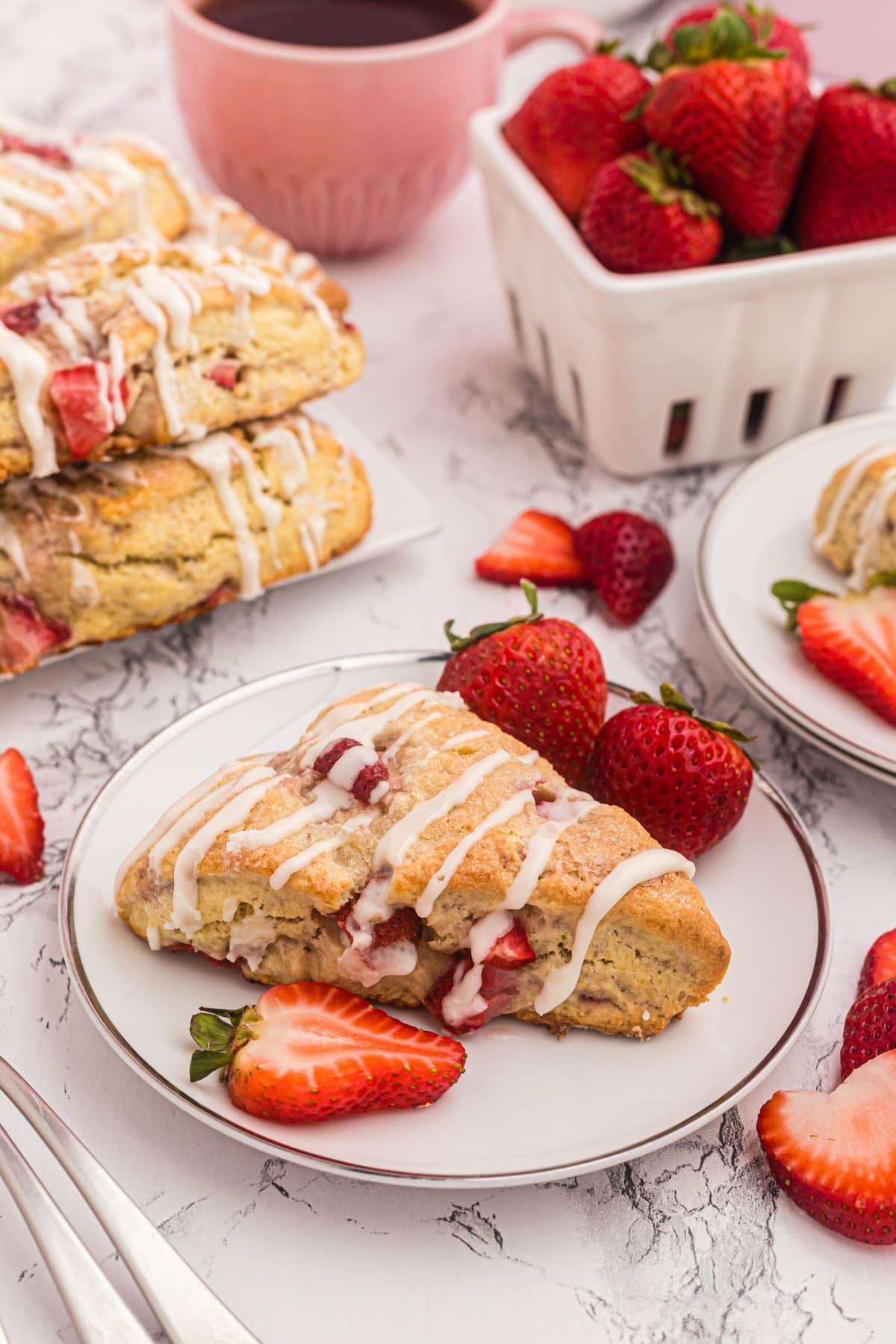 Strawberry Scones | Kitchen Fun With My 3 Sons