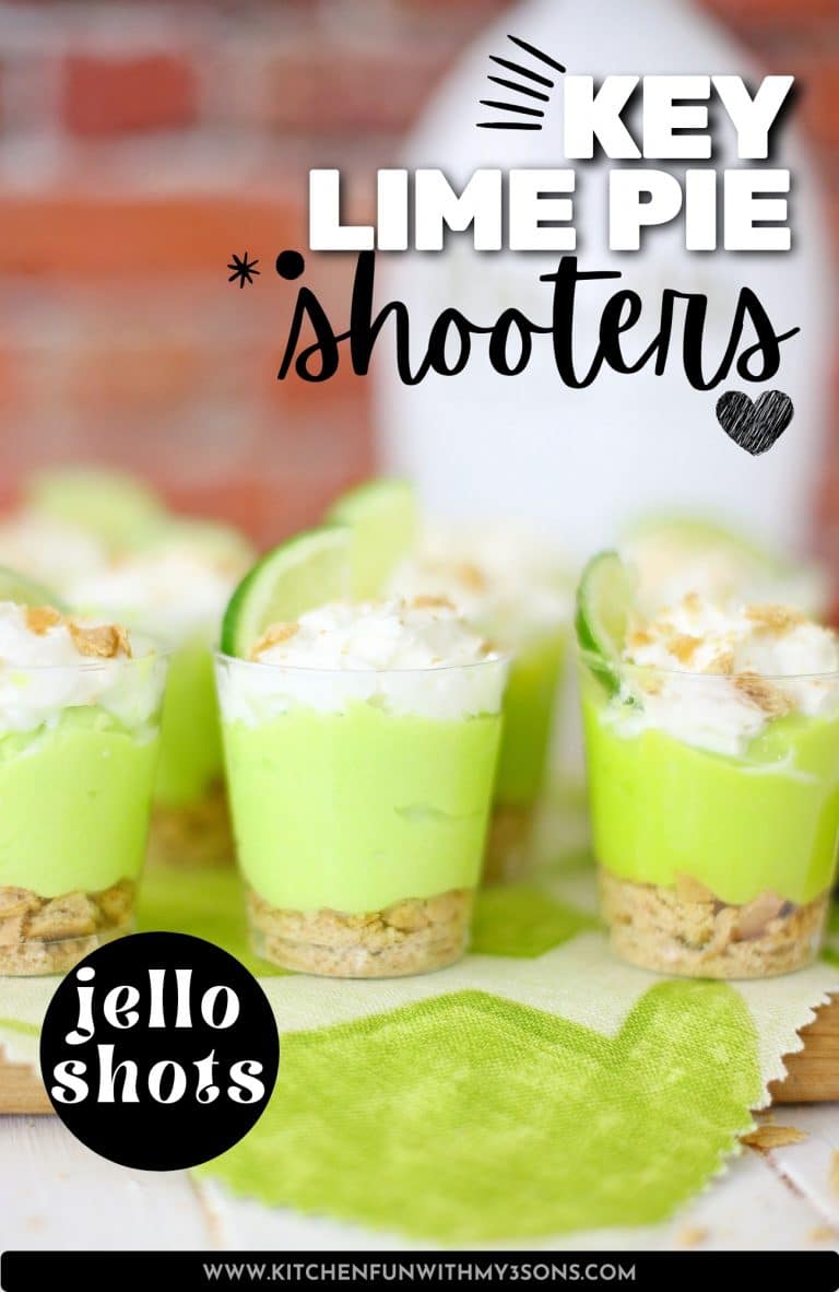 Key Lime Pie Pudding Shots - Kitchen Fun With My 3 Sons