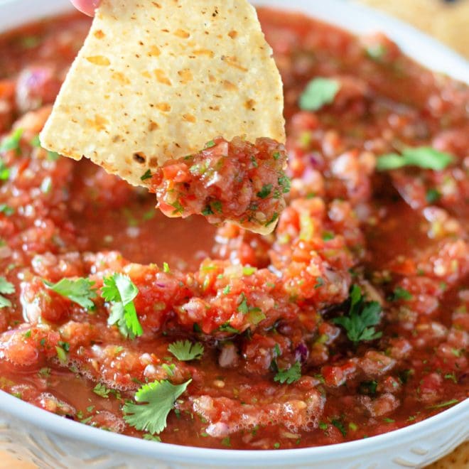 Homemade Salsa Recipe - Kitchen Fun With My 3 Sons