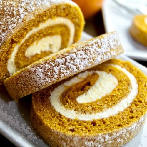 Pumpkin Cake Roll Recipe | Kitchen Fun With My 3 Sons