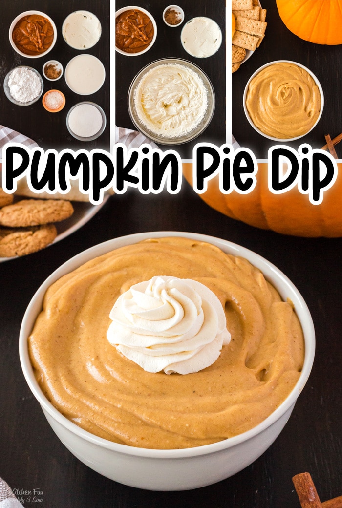 Pumpkin Pie Dip - Kitchen Fun With My 3 Sons