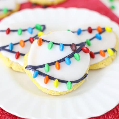 Christmas Light Cookies | Kitchen Fun With My 3 Sons