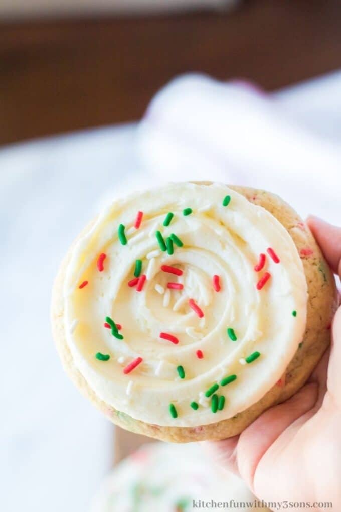 Christmas Funfetti Cookies - Kitchen Fun With My 3 Sons
