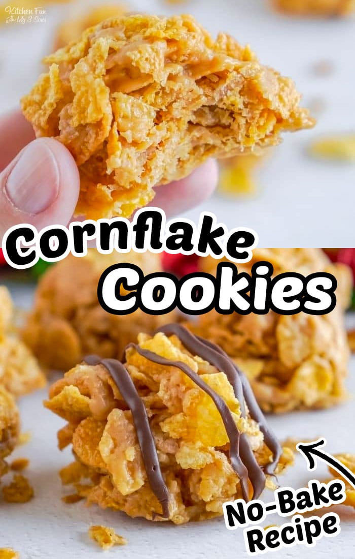 No-Bake Cornflake Cookies - Kitchen Fun With My 3 Sons
