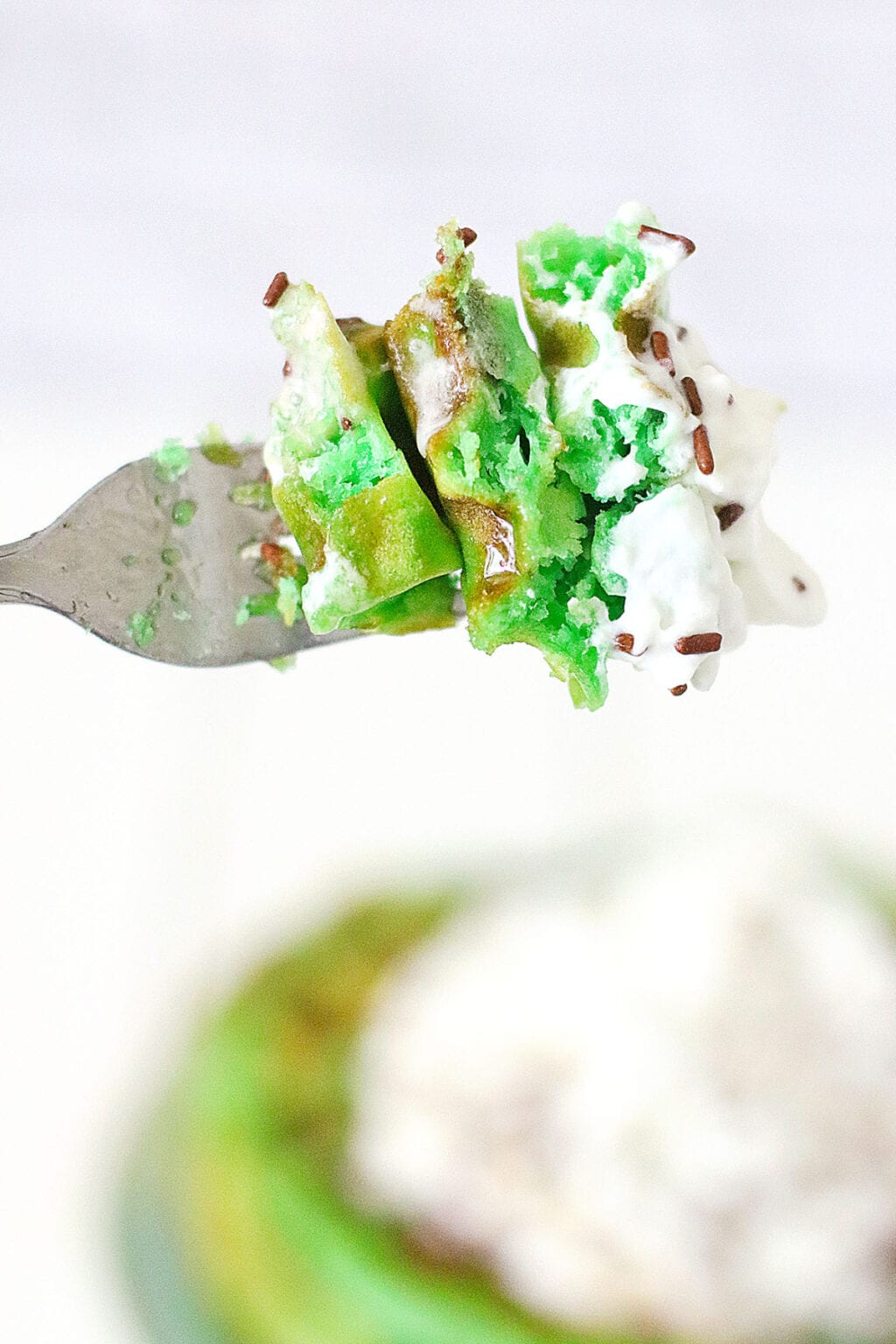 Mint Chocolate Chip Waffles | Kitchen Fun With My 3 Sons
