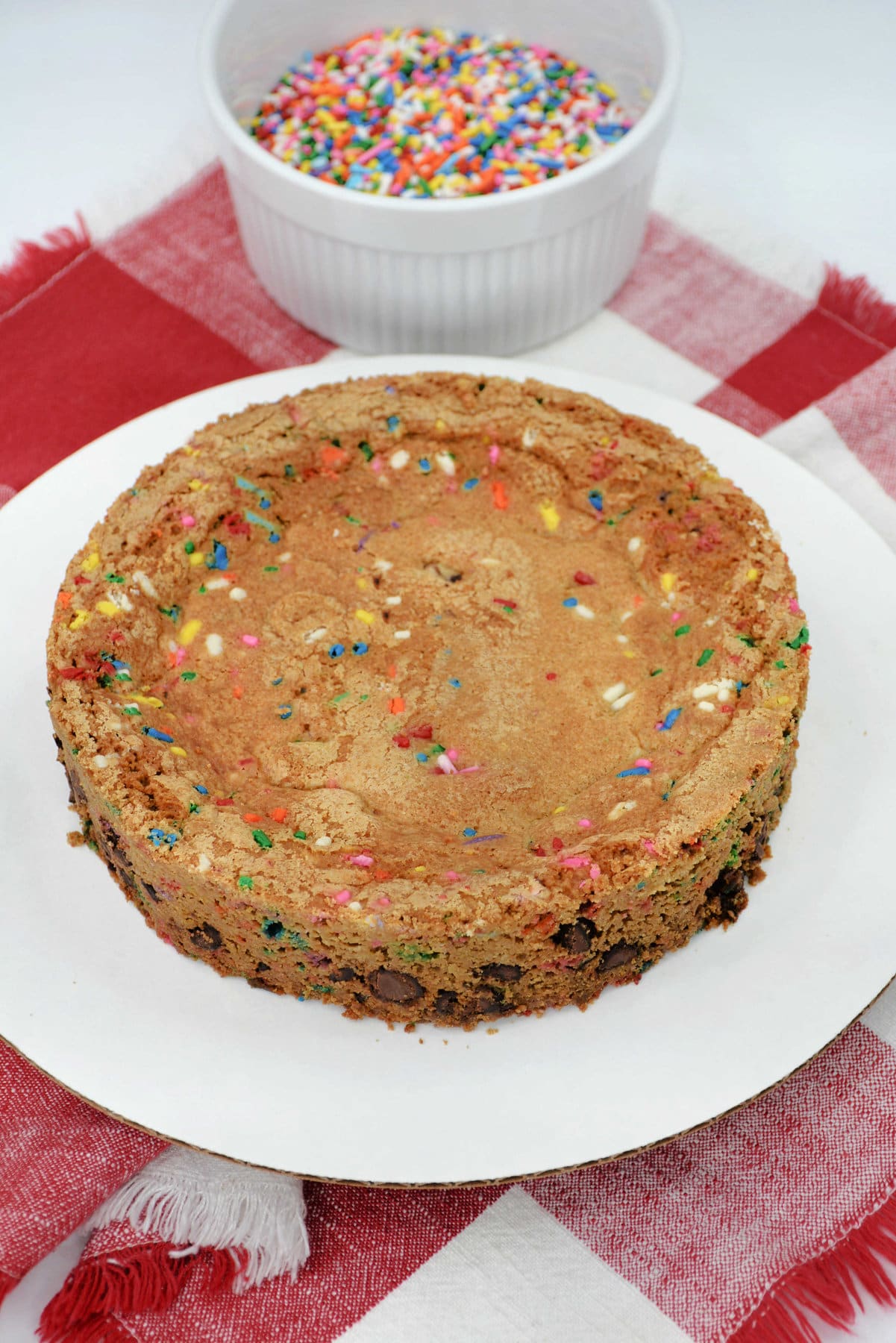 Chocolate Chip Cookie Layer Cake - Kitchen Fun With My 3 Sons