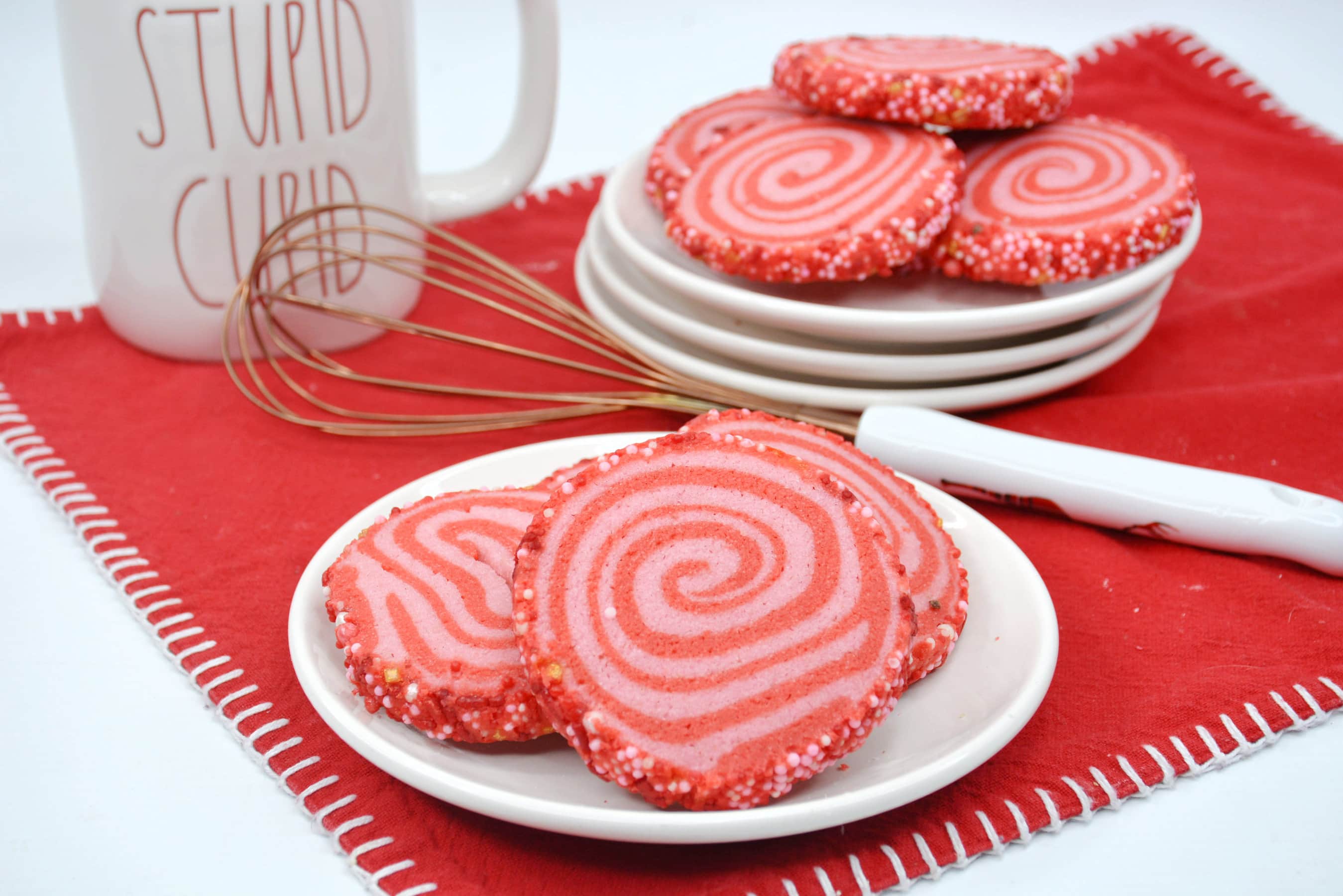 Valentine's Day Pinwheel Cookies - Kitchen Fun With My 3 Sons