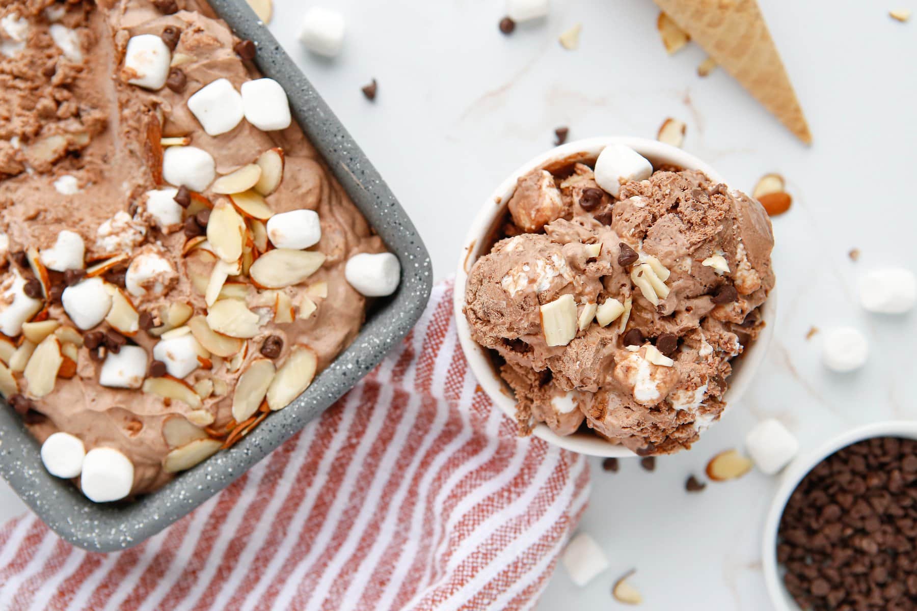 Rocky Road Ice Cream - Kitchen Fun With My 3 Sons