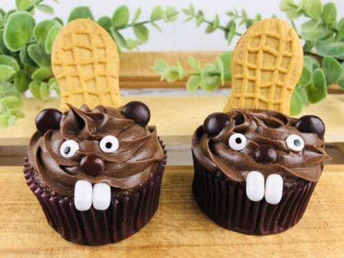 Beaver Cupcakes - Kitchen Fun With My 3 Sons