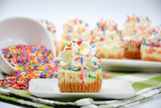 Mini Funfetti Cheesecake | Kitchen Fun With My 3 Sons