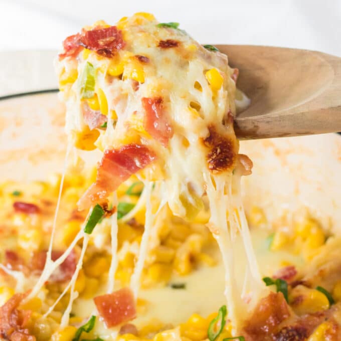 Skillet Cheesy Corn - Kitchen Fun With My 3 Sons