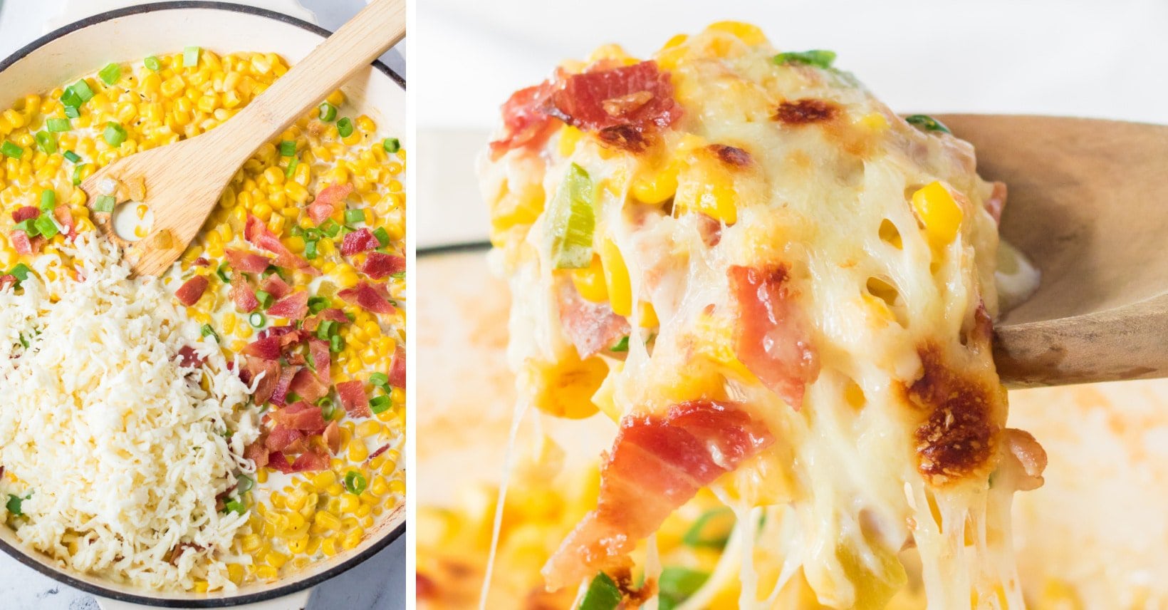 Skillet Cheesy Corn Recipe l Kitchen Fun With My 3 Sons