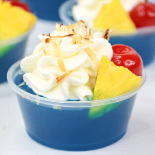 Blue Hawaiian Jello Shots - Kitchen Fun With My 3 Sons