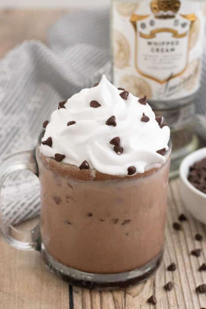Boozy Frozen Hot Chocolate - Kitchen Fun With My 3 Sons