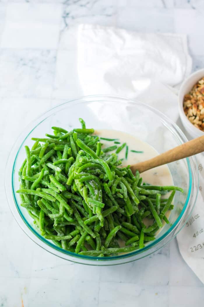 Green Bean Stuffing - Kitchen Fun With My 3 Sons
