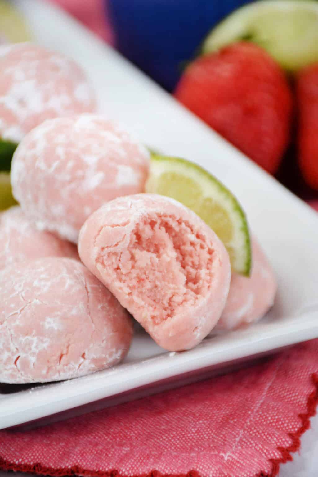 Strawberry Margarita Truffles