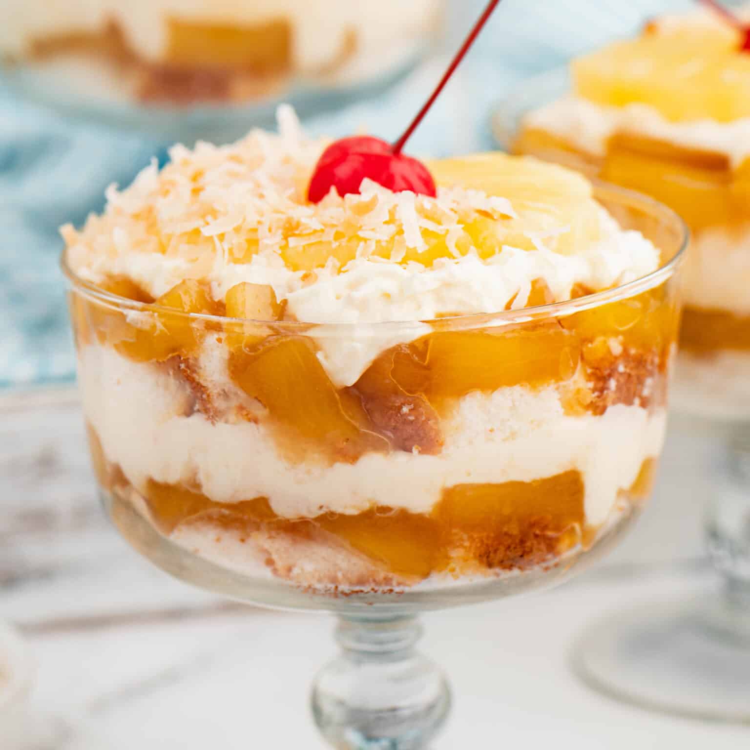 Pineapple Trifle - Kitchen Fun With My 3 Sons