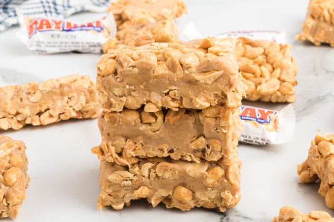 Homemade Payday Candy Bars - Kitchen Fun With My 3 Sons