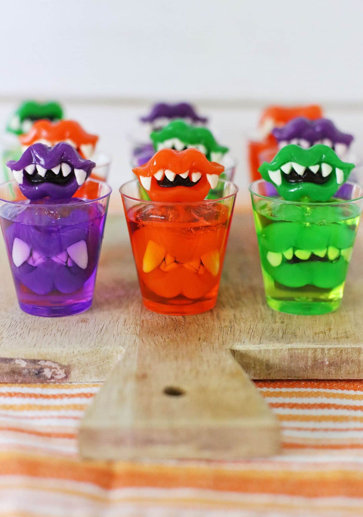 Monster Teeth Jello Shots - Kitchen Fun With My 3 Sons