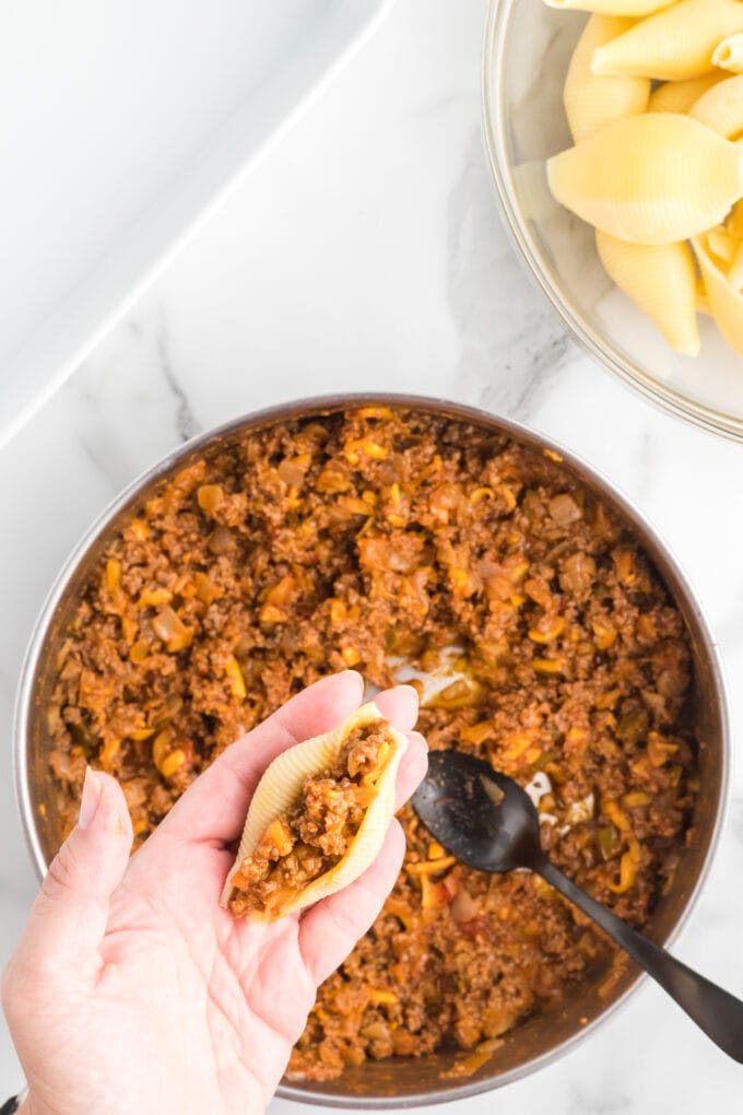Easy Taco Stuffed Shells l Kitchen Fun With My 3 Sons