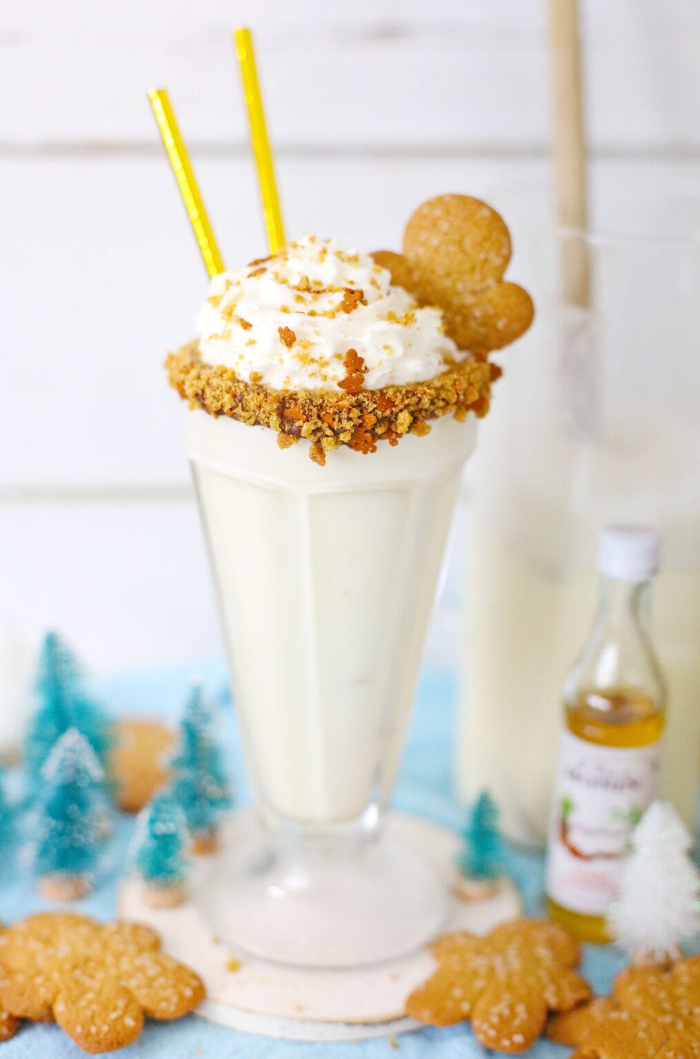 Gingerbread Milkshake (Boozy) - Kitchen Fun With My 3 Sons
