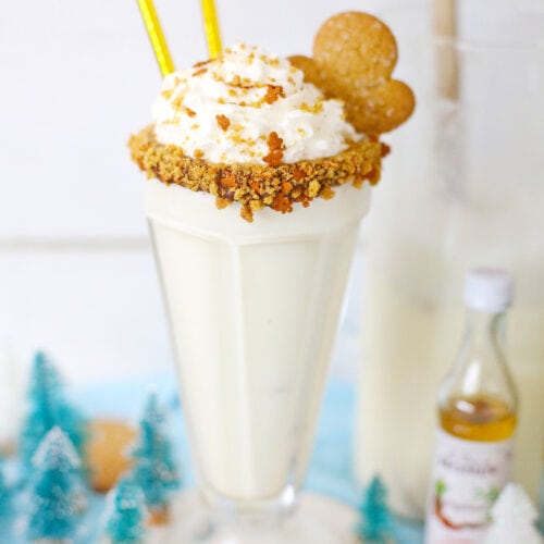 Gingerbread Milkshake (Boozy) - Kitchen Fun With My 3 Sons