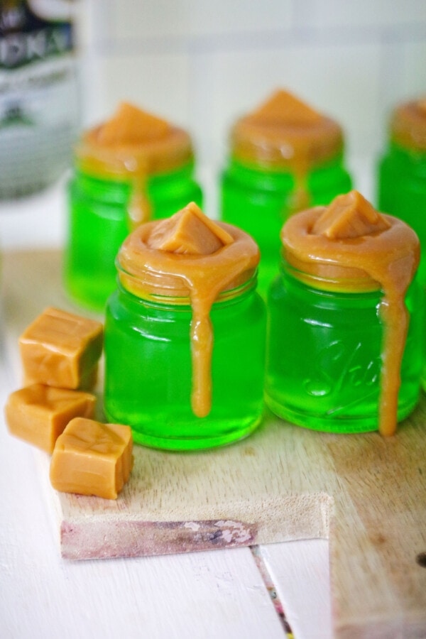 Caramel Apple Jello Shots | Kitchen Fun With My 3 Sons