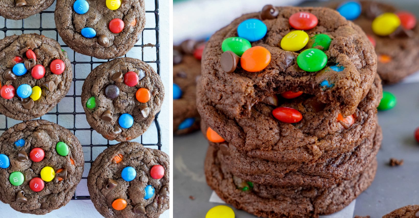 Chocolate M&M Cookies | Kitchen Fun With My 3 Sons