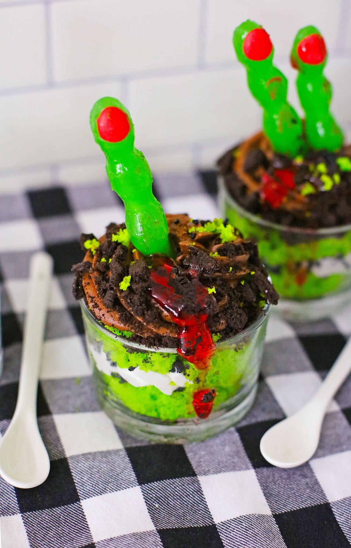 Zombie Cake Cups - Kitchen Fun With My 3 Sons