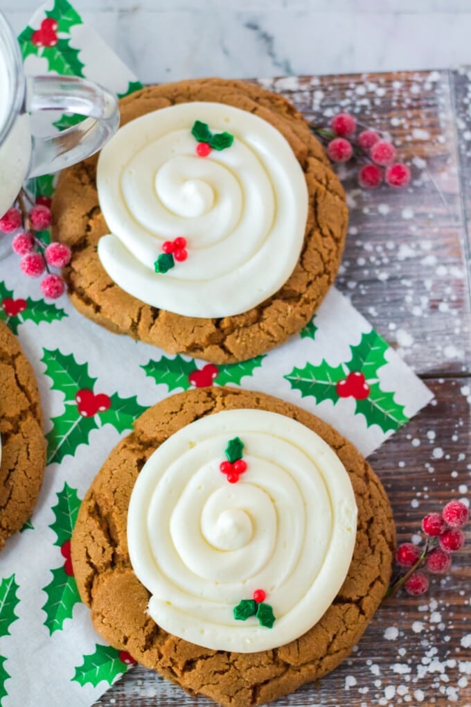 Gingerbread Cookies with Frosting l Kitchen Fun With My 3 Sons